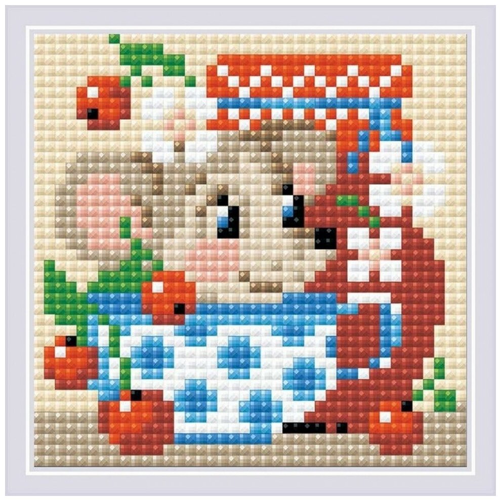 Набор Риолис #АМ0027 День варенья, Алмазная Мозаика, 10 х 10 см