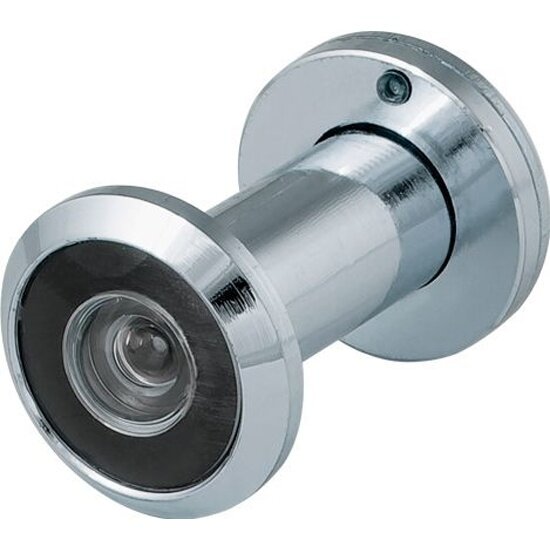 Глазок дверной, оптика пластик Fuaro DV 1/60-35/Z/HD (VIEWER 1 DVZ) CP хром (подвес)