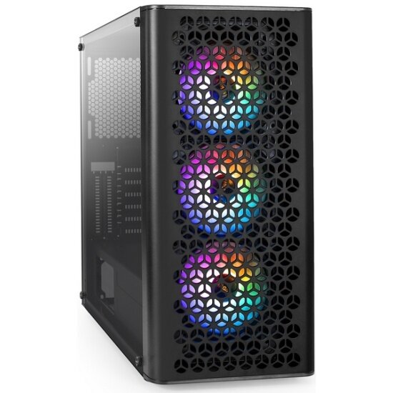 Корпус с блоком питания Exegate EVO-9202-NPX600, черный (EX294972RUS)