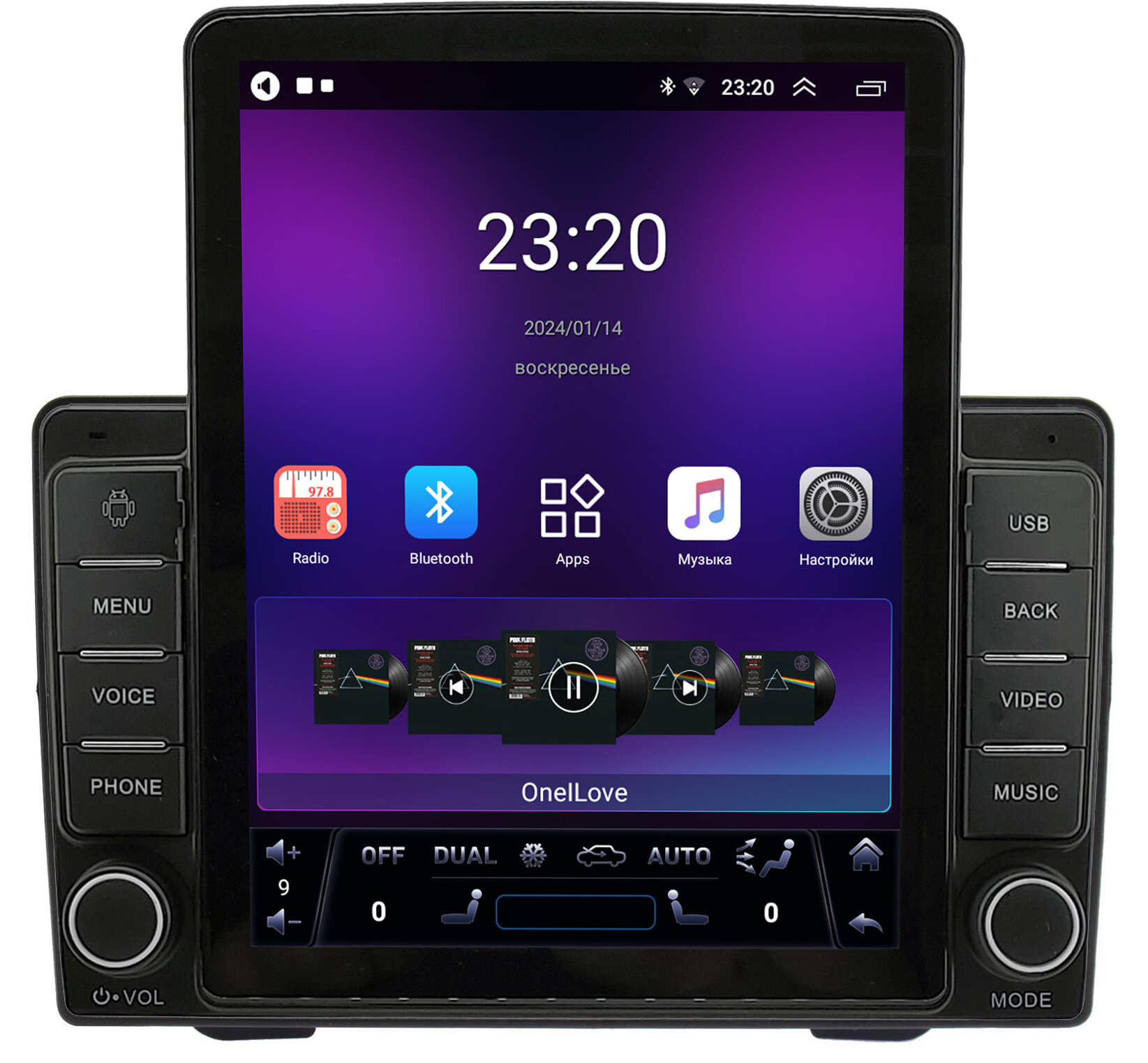 Штатная магнитола Mazda MPV 1999-2006 Canbox GTR095-9440 на Android 10 (QLed, 4/64, DSP, CarPlay)