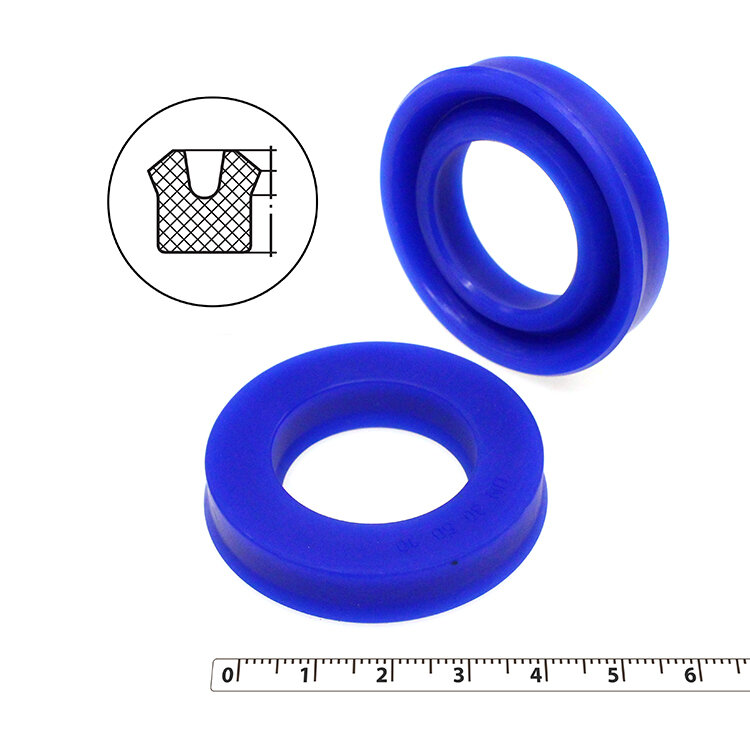 Манжета гидравлическая 30х50х10 (манжета цилиндра 50*30*10) тип UN PU (полиуретан)