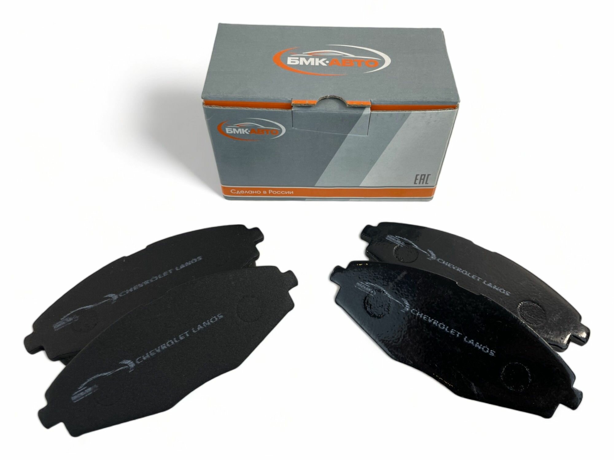 Колодки тормозные передние Daewoo Nexia SOHC 95-, Matiz 98-; Chevrolet Lanos 97-, Spark 05- бмк-авто