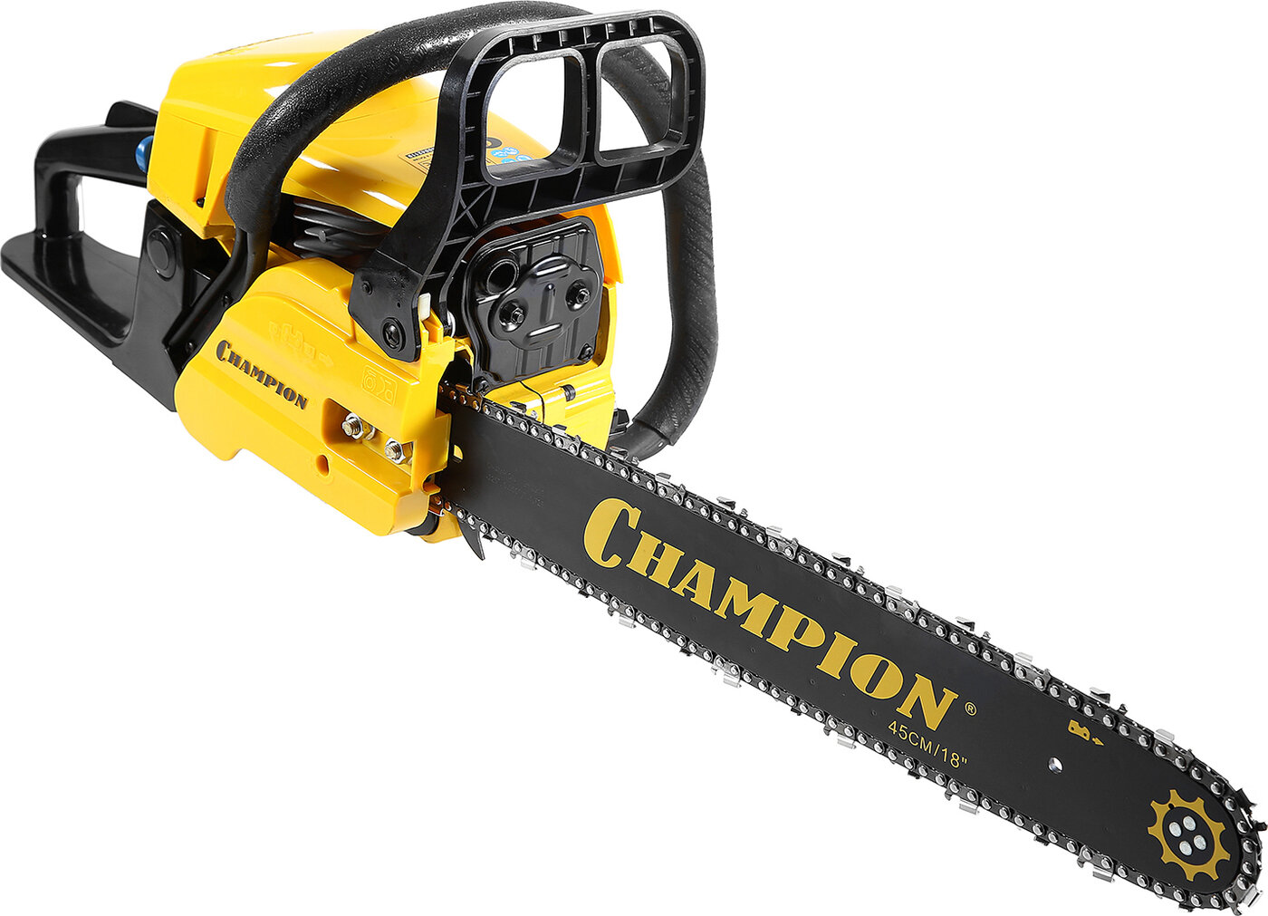 Бензиновая пила CHAMPION 256-18, шина 18", шаг 0,325", 2,5кВт, легкий старт