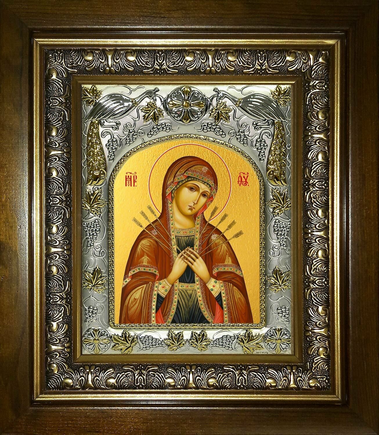 Икона Семистрельная икона Божией Матери