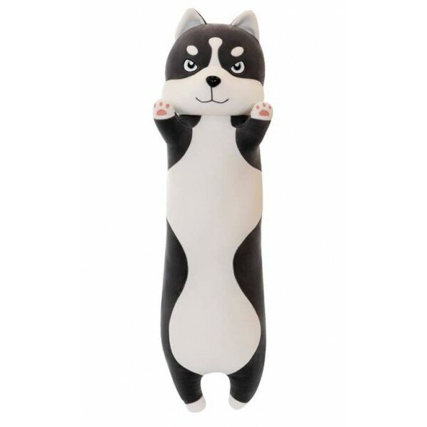Длинная подушка "Хаски Батон", 110 см, обнимашка