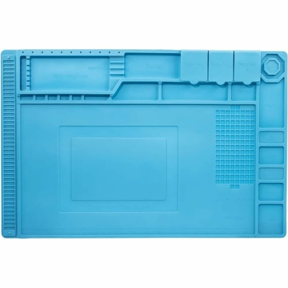 Термостойкий магнитный коврик для пайки и ремонта QUICKO QTST501