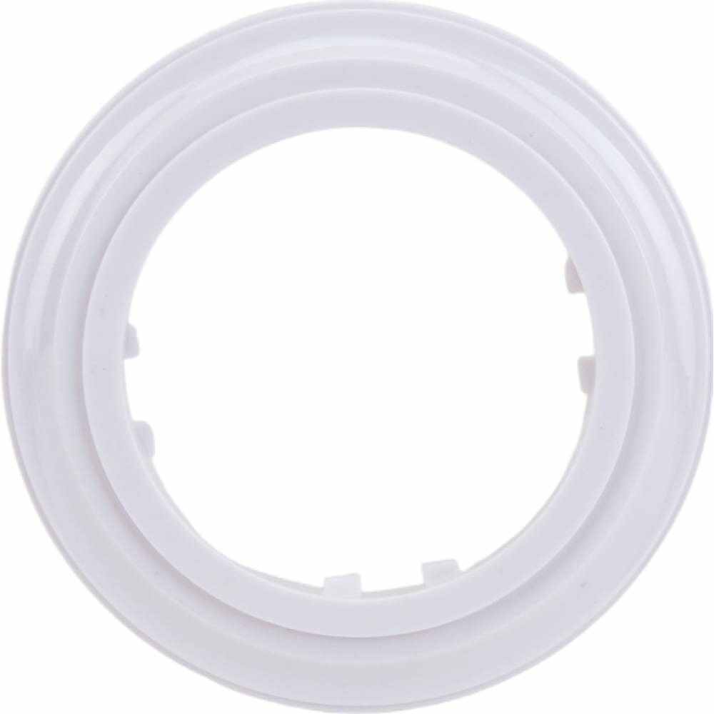 1-постовая рамка LK Studio круглая, белая, LK Vintage-Classic 889104-1