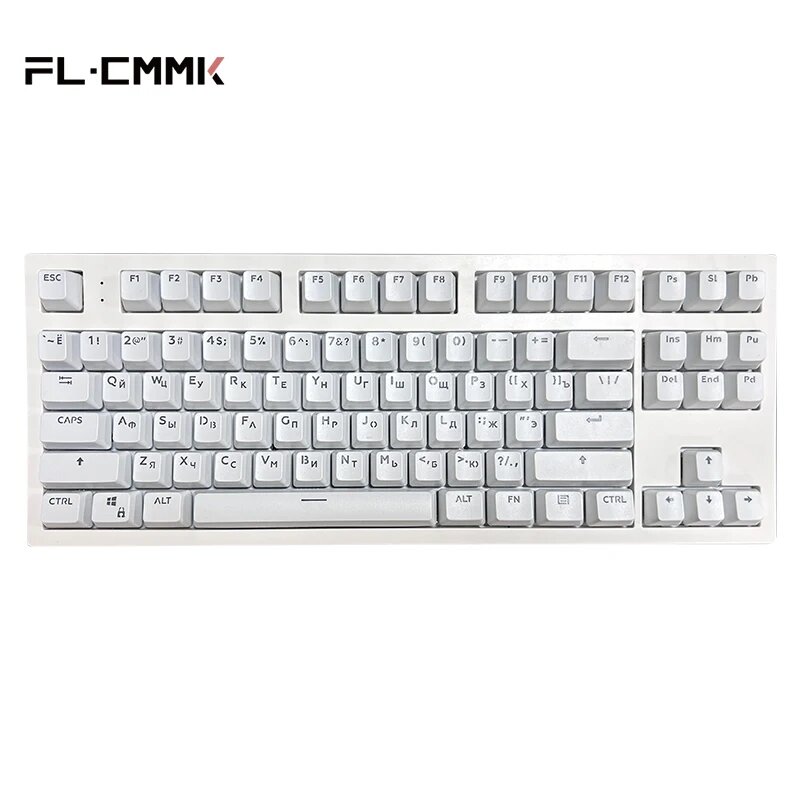 FL·ESPORTS MK870 механическая клавиатура 87 клавиш FL Yuedong Red, Three Mode