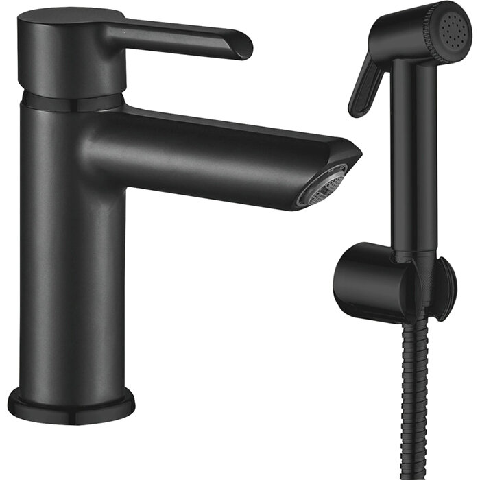 Смеситель для раковины с гигиеническим душем Shevanik S6071H