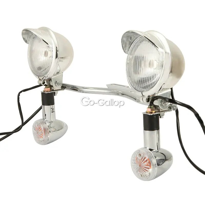 Мотоциклетные указатели поворота, противотуманные фары для Honda Shadow Spirit VT400 VT750 VT1100 VTX1300 VTX 1800 STEED VLX 400 600 Magna