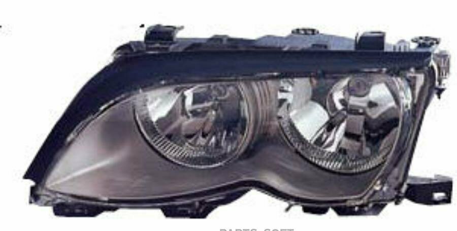 DEPO 4441128LLDEM2 Фара передн лев с ЭК (тонир.) BMW: E46 01-04