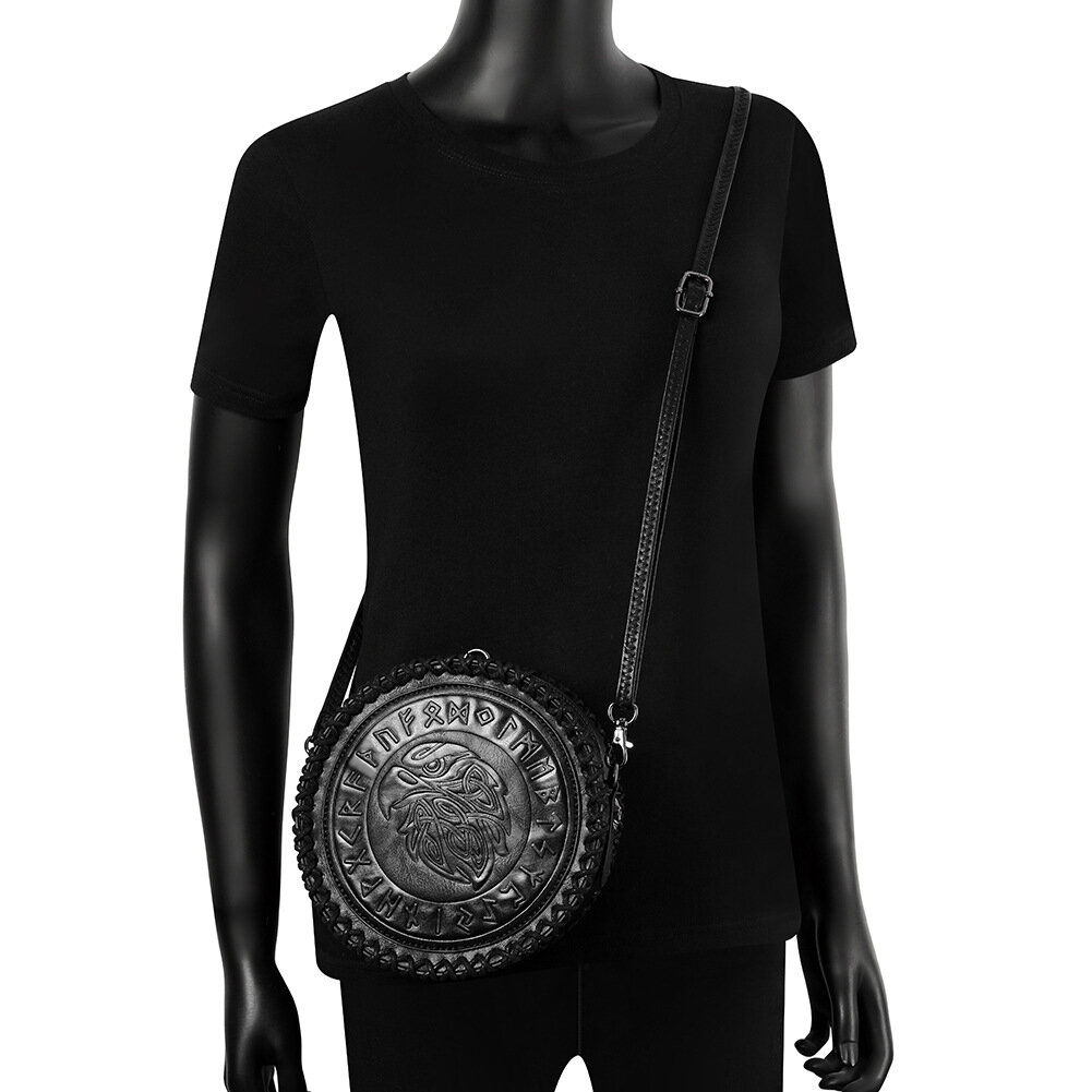 2026 Горячая распродажа на Amazon: Викингский ретро-средневековый пояс с прикрепляемым кошельком для монет, рыцарский ретро-тисненый поясной мешок