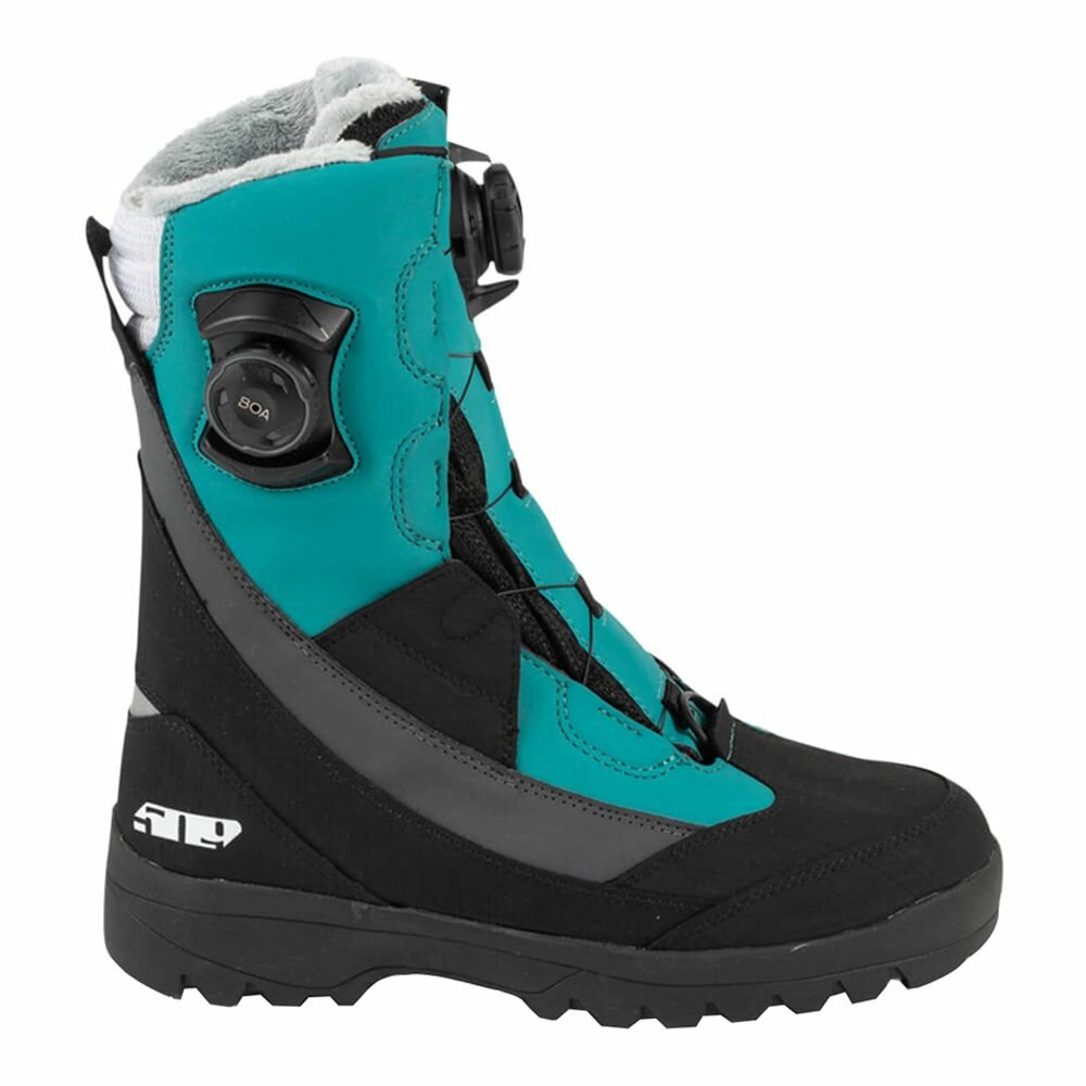 Ботинки зимние снегоходные 509 Raid Double Boa с утеплителем, Emerald, 9