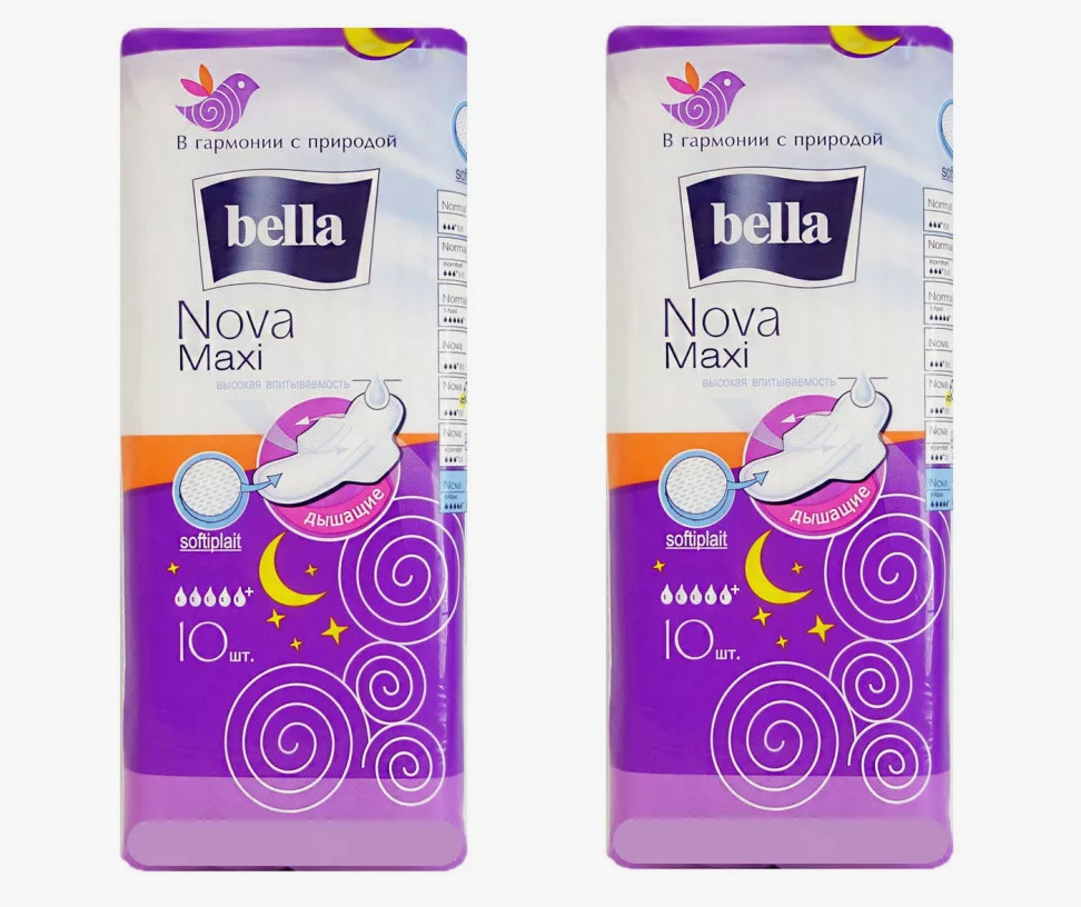 Прокладки Bella Nova Maxi, 10 шт - 2 упаковки