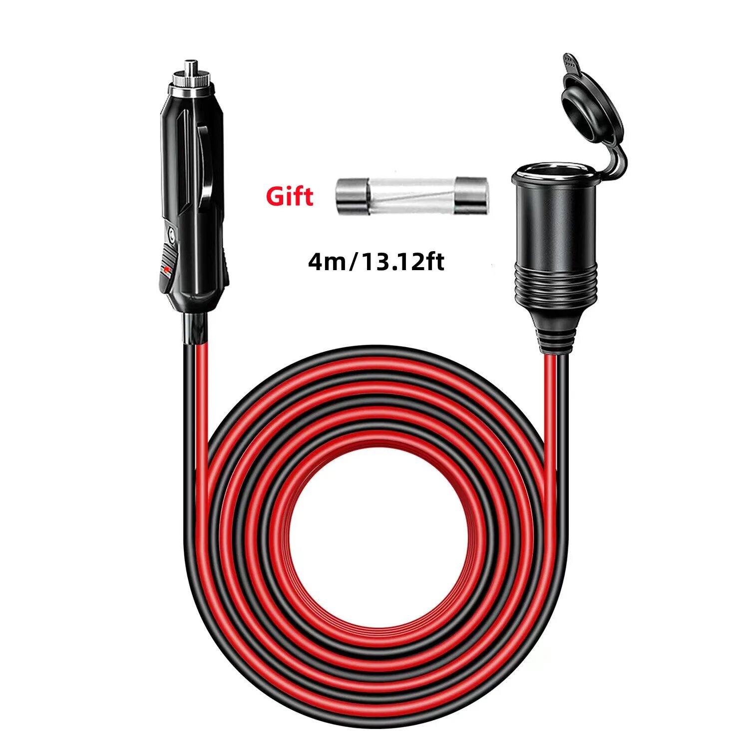 Автомобильный удлинитель прикуривателя 13.1ft, EC-16AWG
