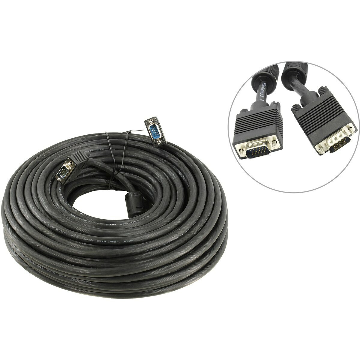 5bites APC-133-300 Кабель монитор - SVGA card (15M -15M) 30м 2 фильтра