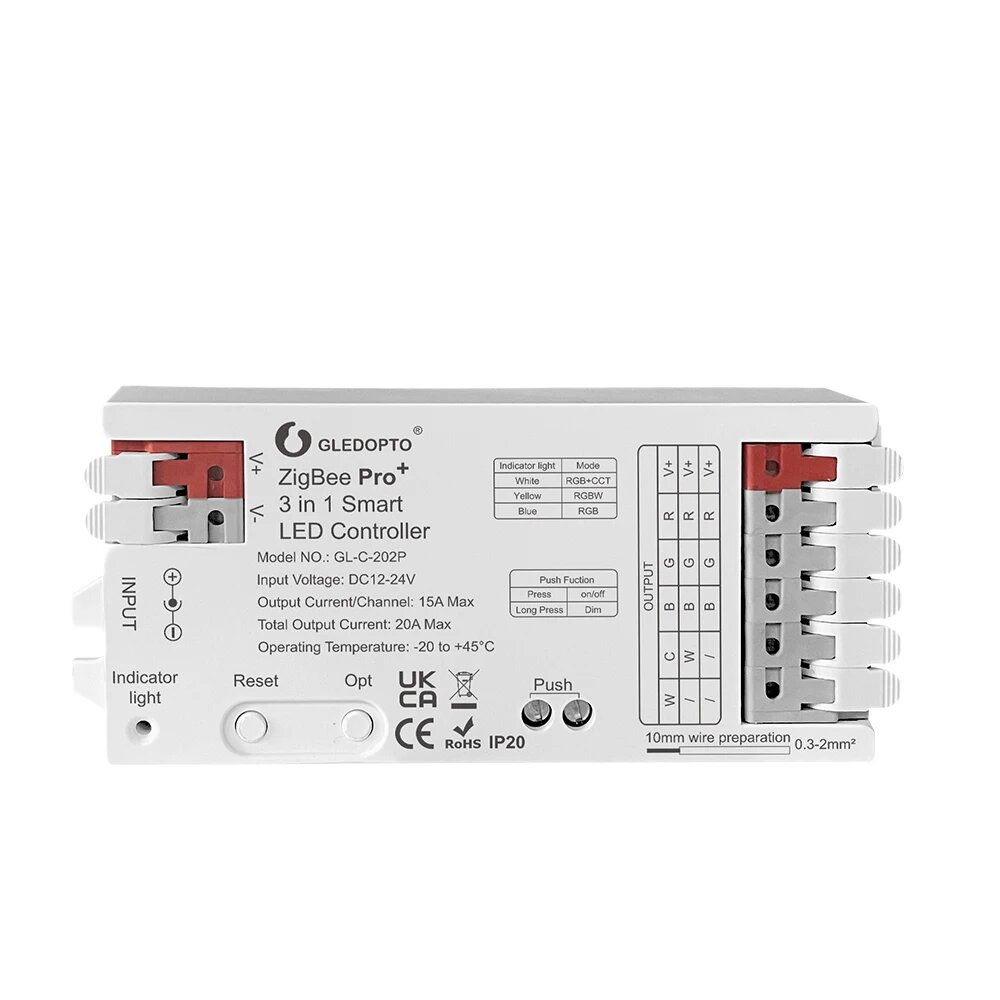 GLEDOPTO ZigBee 3.0 RGB контроллер светодиодной ленты