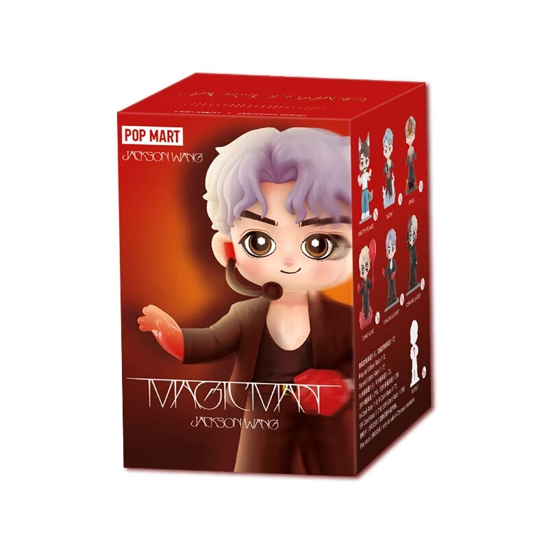 POP MART X JACKSON WANG MAGIC MAN Series Mystery Box фигурки 1PC Single Box