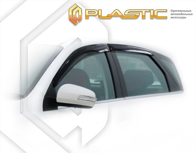 Дефлекторы окон (Classic полупрозрачный) Dongfeng H30 CROSS 2014 - г. в. СА Пластик (Арт. 2010030311081)