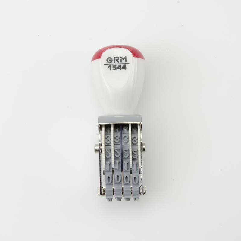 GRM 1544 нумератор ленточный, 4 разряда, высота шрифта 4 мм