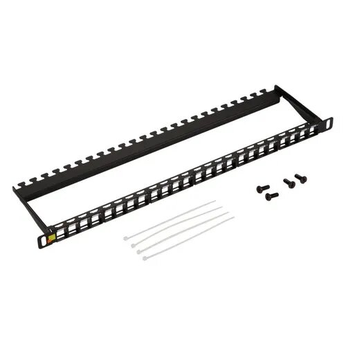 Патч-панель Lanmaster (LAN-PPC24OK-UTP) 19" 0,5U 24x UTP