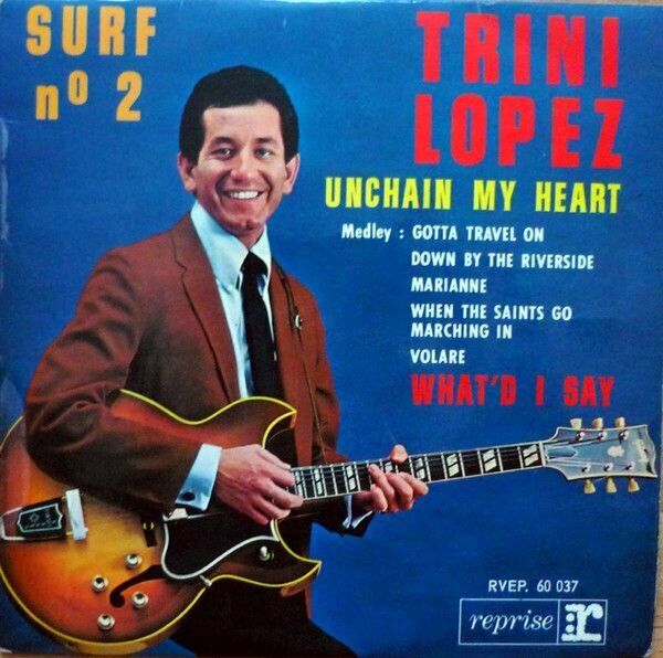 Trini Lopez - Surf 2 (7" 1LP Франция, 1963, NM/NM)