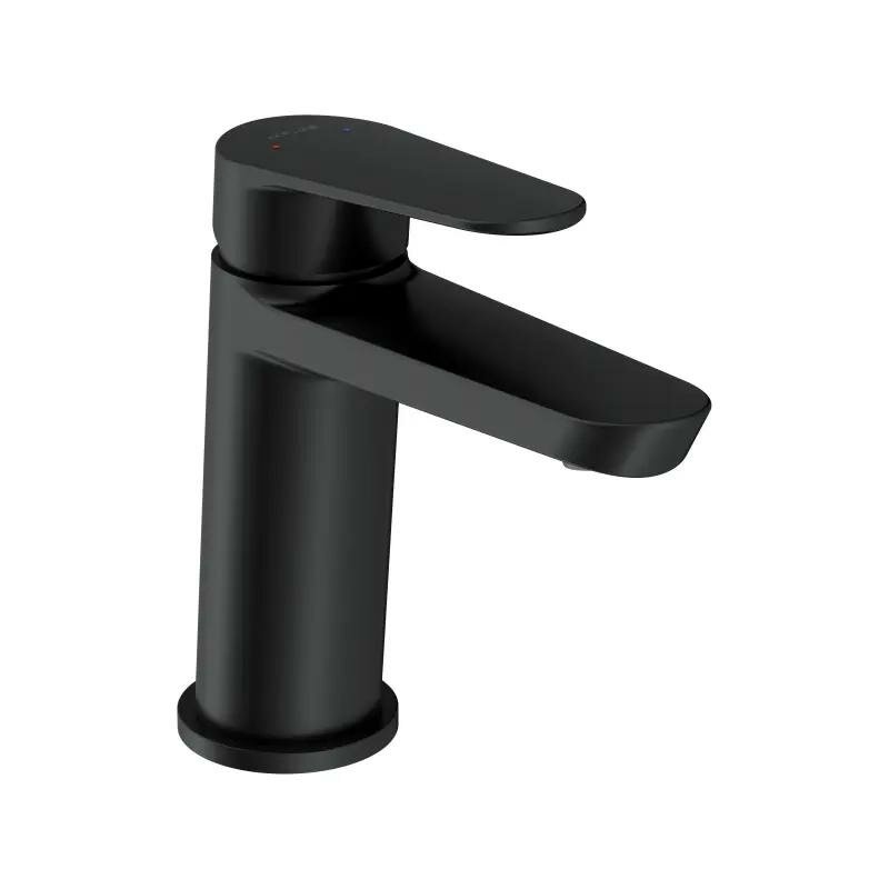 Смеситель для раковины Cersanit Lara однорычажный цвет черный матовый