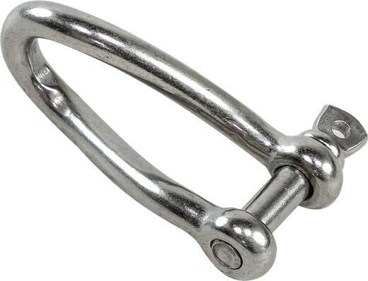 Скоба такелажная изогнутая, 10 мм, Marine Rocket (Москва)