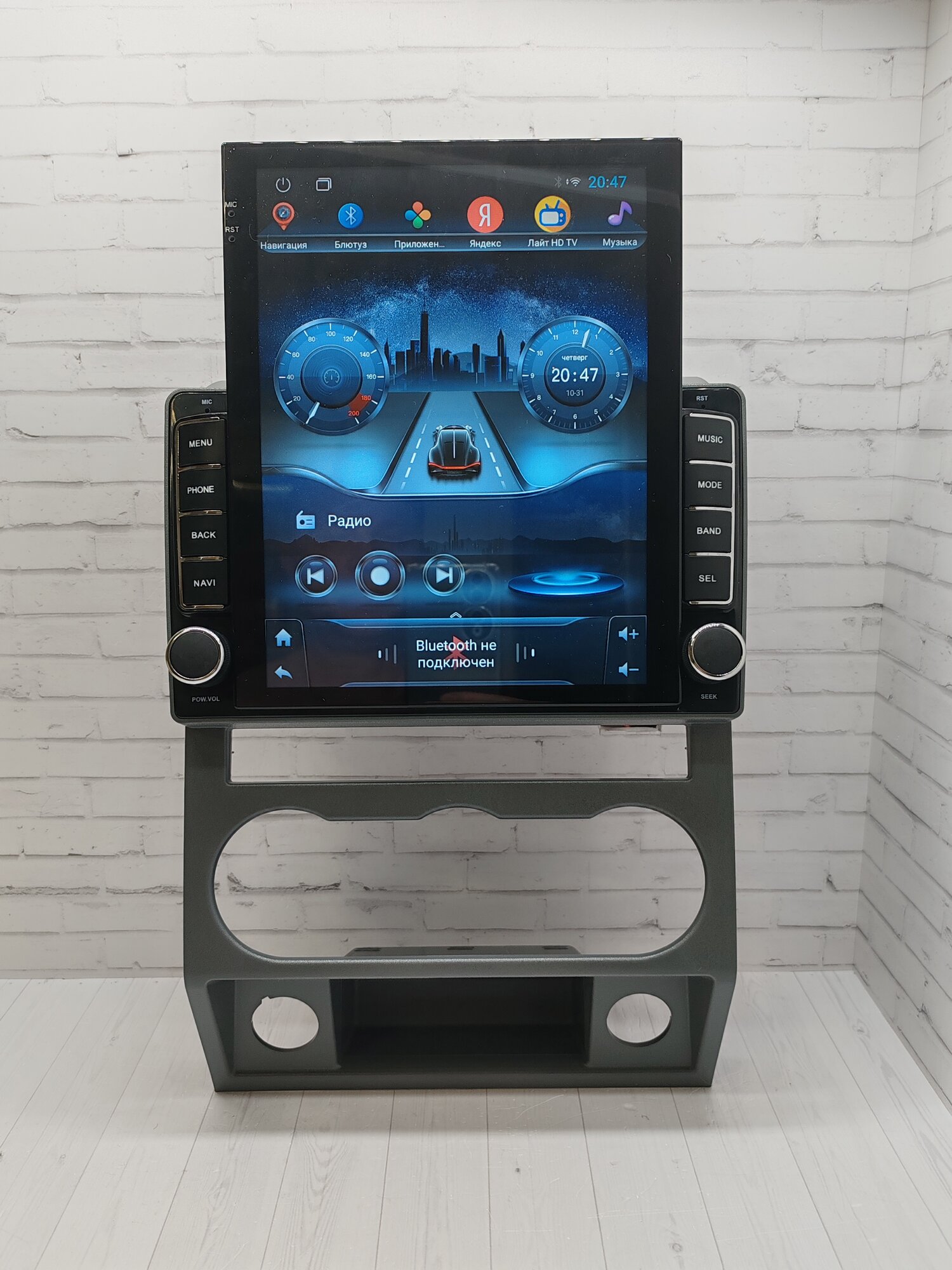 Магнитола андроид Тесла (Tesla), 8-ядер по 2,2МГц, 4/64гб, CarPlay, Android-Auto, для Газель Некст (Gazelle Next) 2013г+