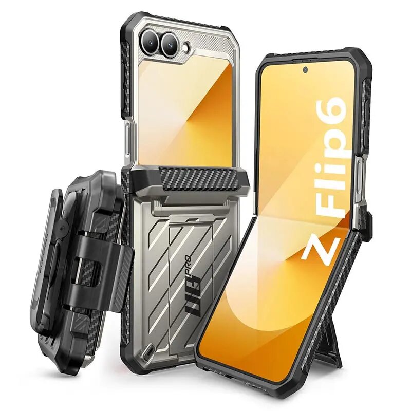 SUPCASE UB Pro для Samsung Galaxy Z Flip 6 TiGray