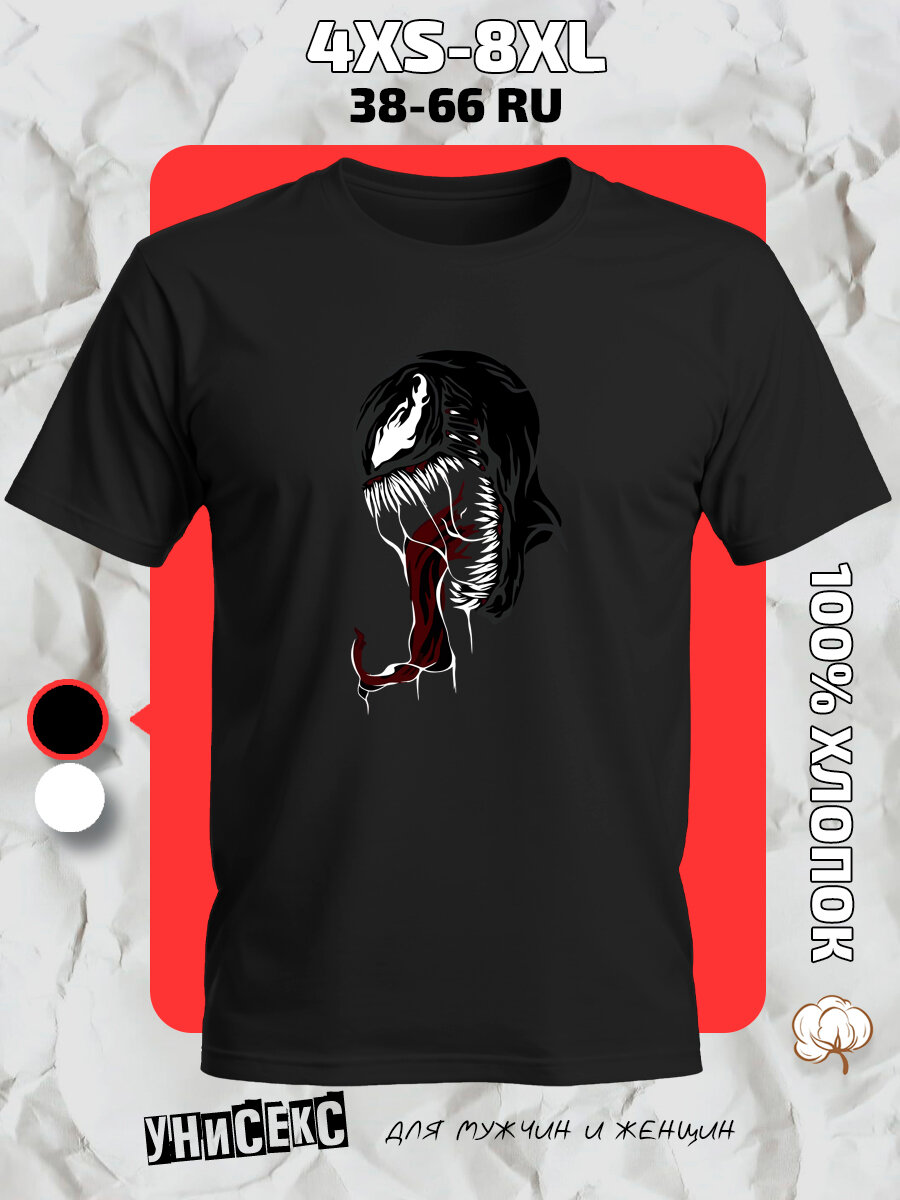 Футболка с принтом Веном Venom арт