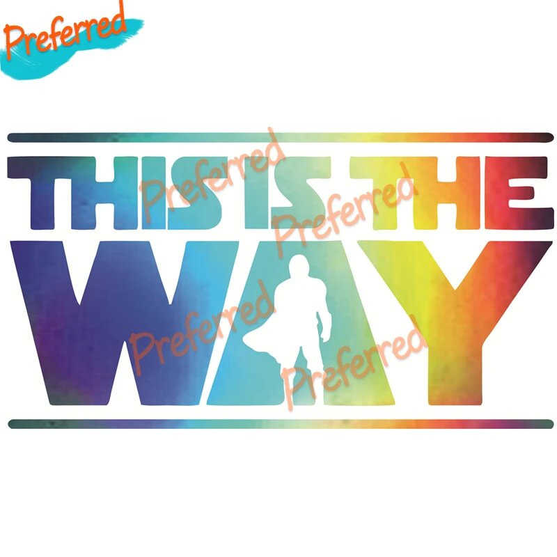Наклейка "This is the Way" Laser, 15 см