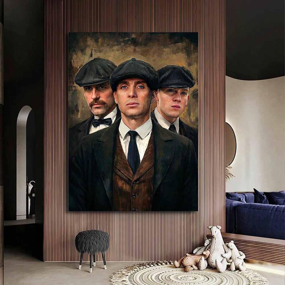 Томас Шелби / Острые козырьки - 20х30, Картина мафия, постер на стену