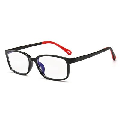 Детские очки TWO Oclock C1 Black Red, 0 диоптрий