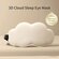 Маска для сна 3D Cloud, цвет: 1PC WT
