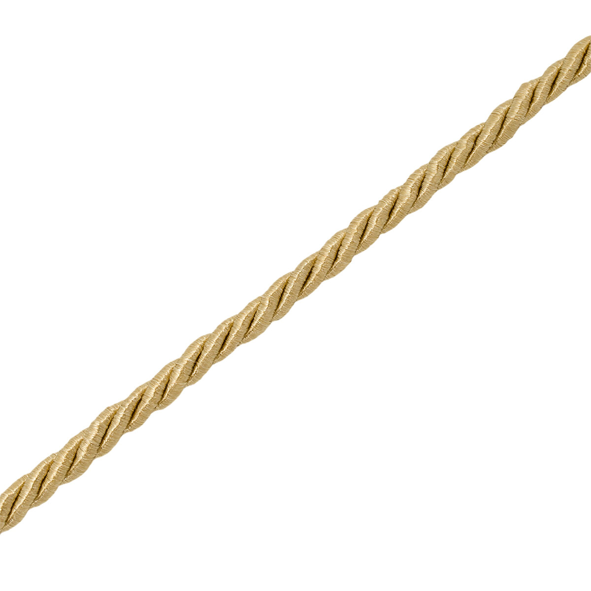 Шнур декоративный витой люрекс Айрис, 1AS-169, 3 мм*18,29 м (046 золотистый)