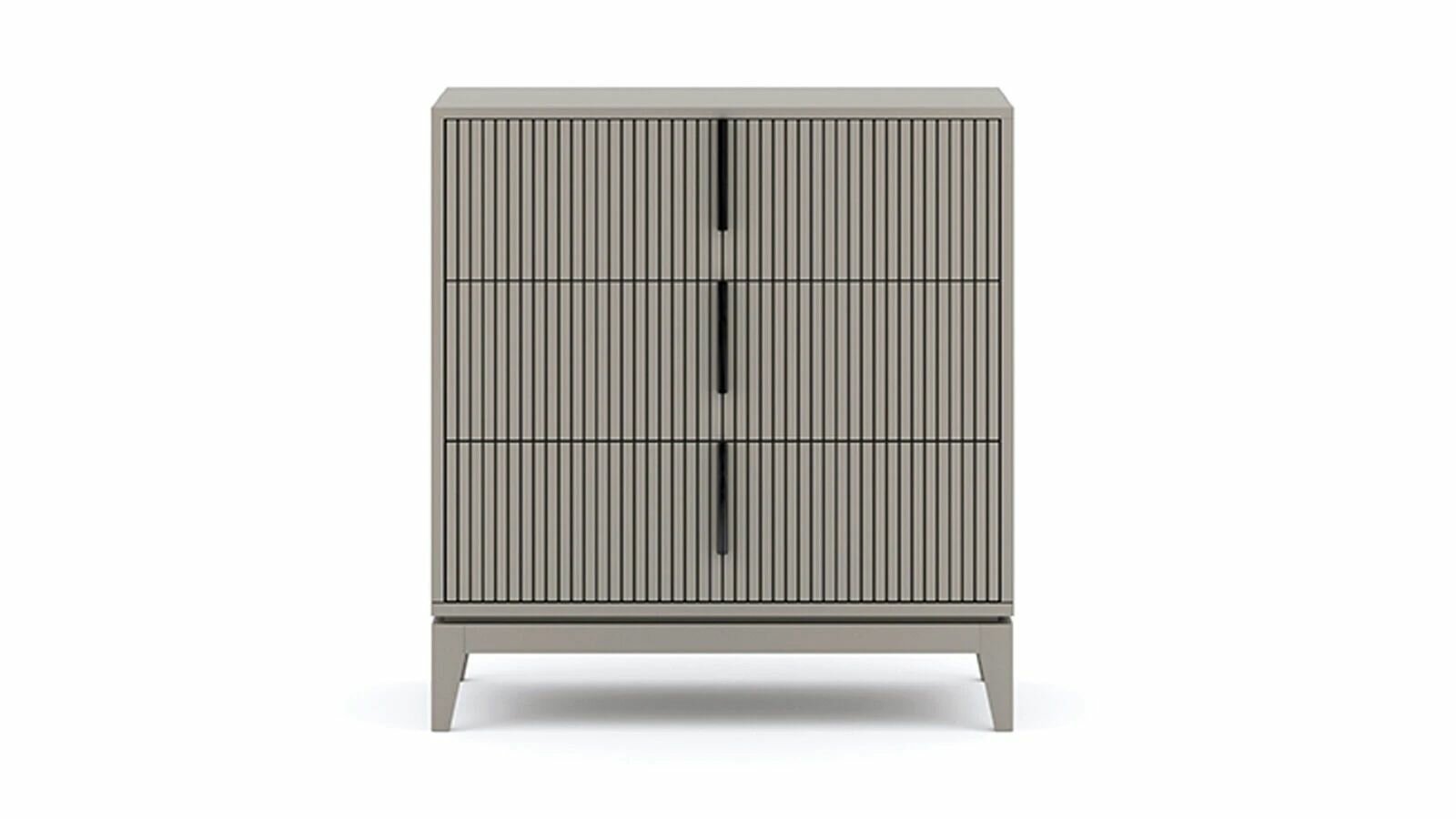 Комод Askona / Аскона 3 ящика Ivina (Ивина) 79x84x50 Капучино