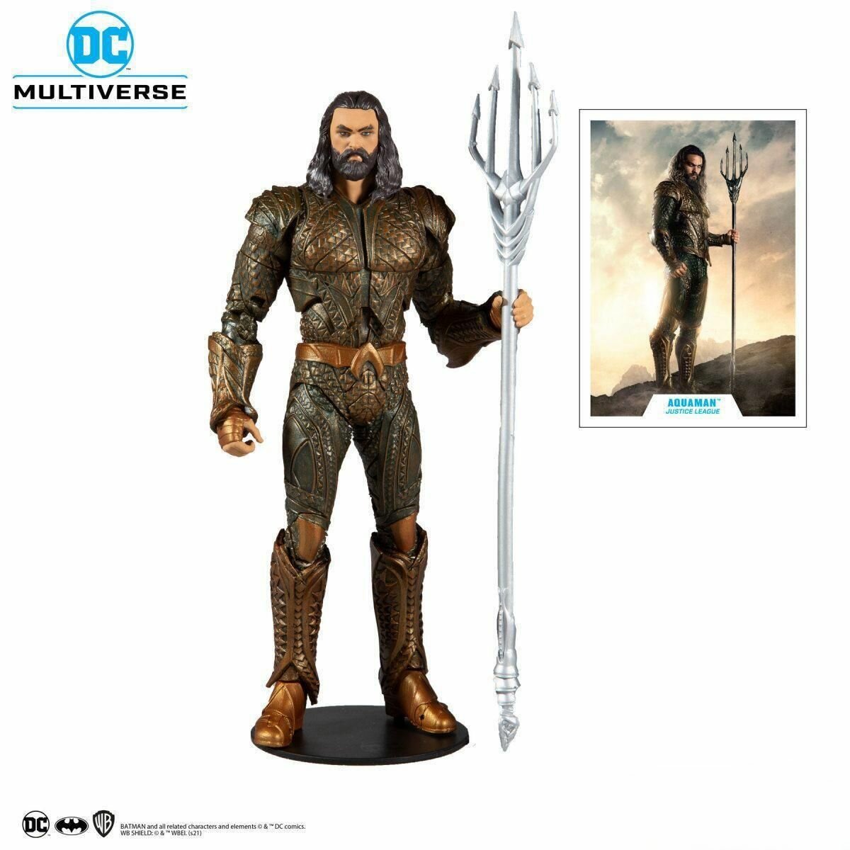 Подвижная фигурка McFarlane Toys DC, Aquaman, коллекционная модель, подарок для мальчиков и девочек