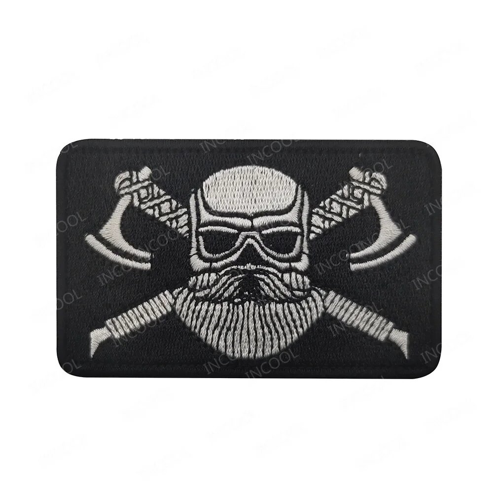 Вышитые нашивки викингов 8x5 см 7 Embroidered 8X5CM