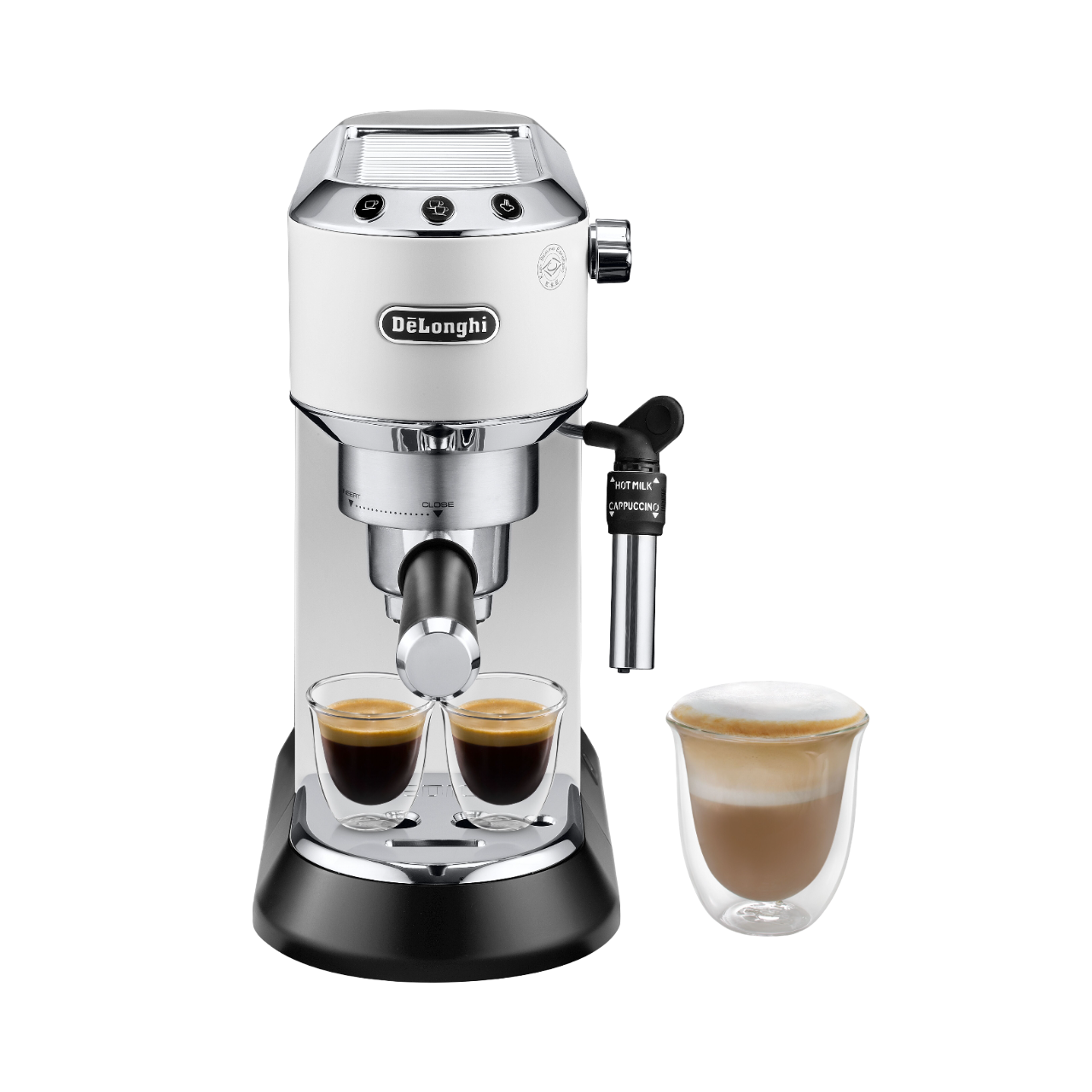 Рожковая кофеварка Delonghi EC685W, давление 15 Бар, мощность 1350 Вт