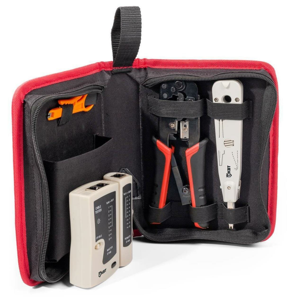 Набор LAN-4 (КВТ) 85935 для работ с сетевым кабелем