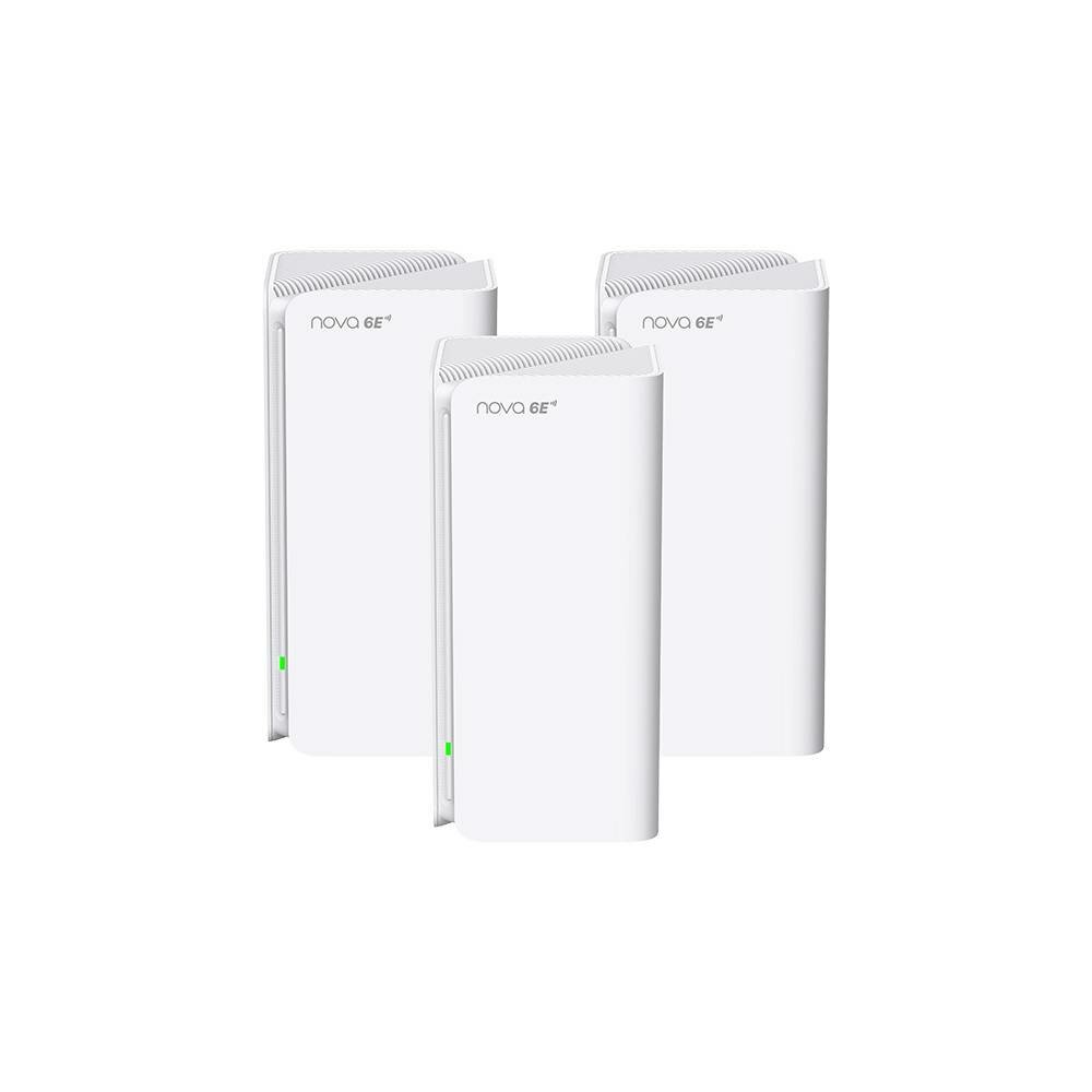 Tenda MX21 Pro (3-pack) Трехдиапазонная гигабитная Wi-Fi Mesh система AXE5700, 2,4/5/6 ГГц, до 5665 Мбит/с, 3x1Гбит/с