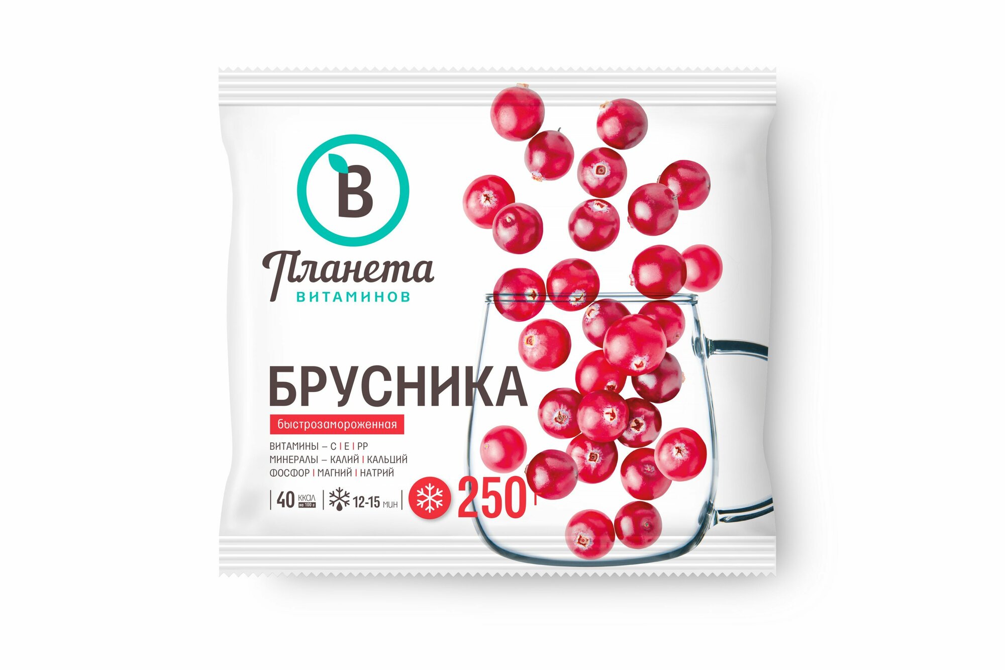 Брусника 250гр. Планета Витаминов