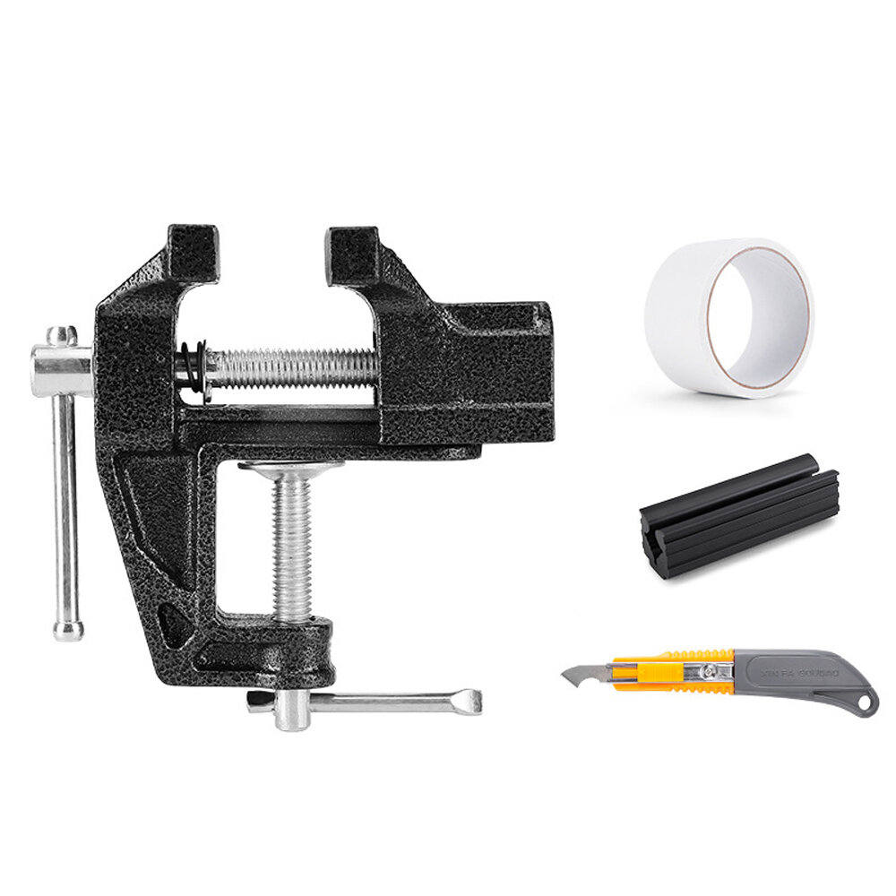 Набор инструментов для замены ручек гольфа 4шт: клеймо для скамьи, резина клеймо, двусторонний лента, демулятор крюк нож, черный цвет, размер скамейка 130*120мм, резина 88*24*23мм, нож 165*33мм, лента 8м*48мм, вес 1000г