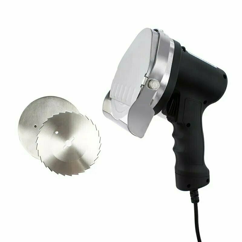 DMWD Электронож для шаурмы Ozon1-TuErQiQiePianJi-EU, черно-серый