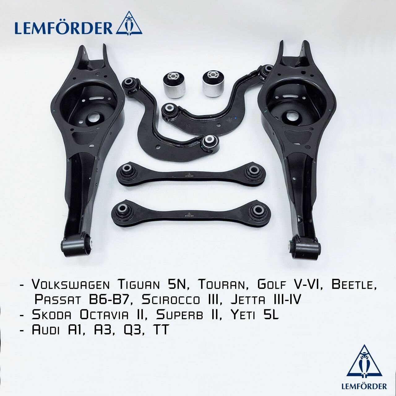 Комплект задней подвески Lemforder для Volkswagen Tiguan, Touran, Golf, Passat, Skoda Octavia, Audi A1, A3, Q3
