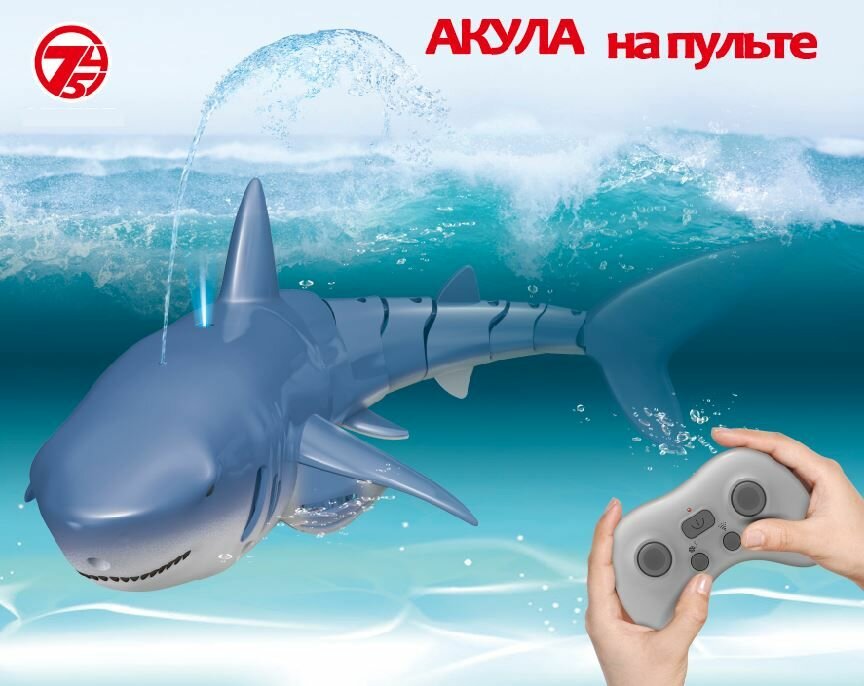 Акула на пульте управления