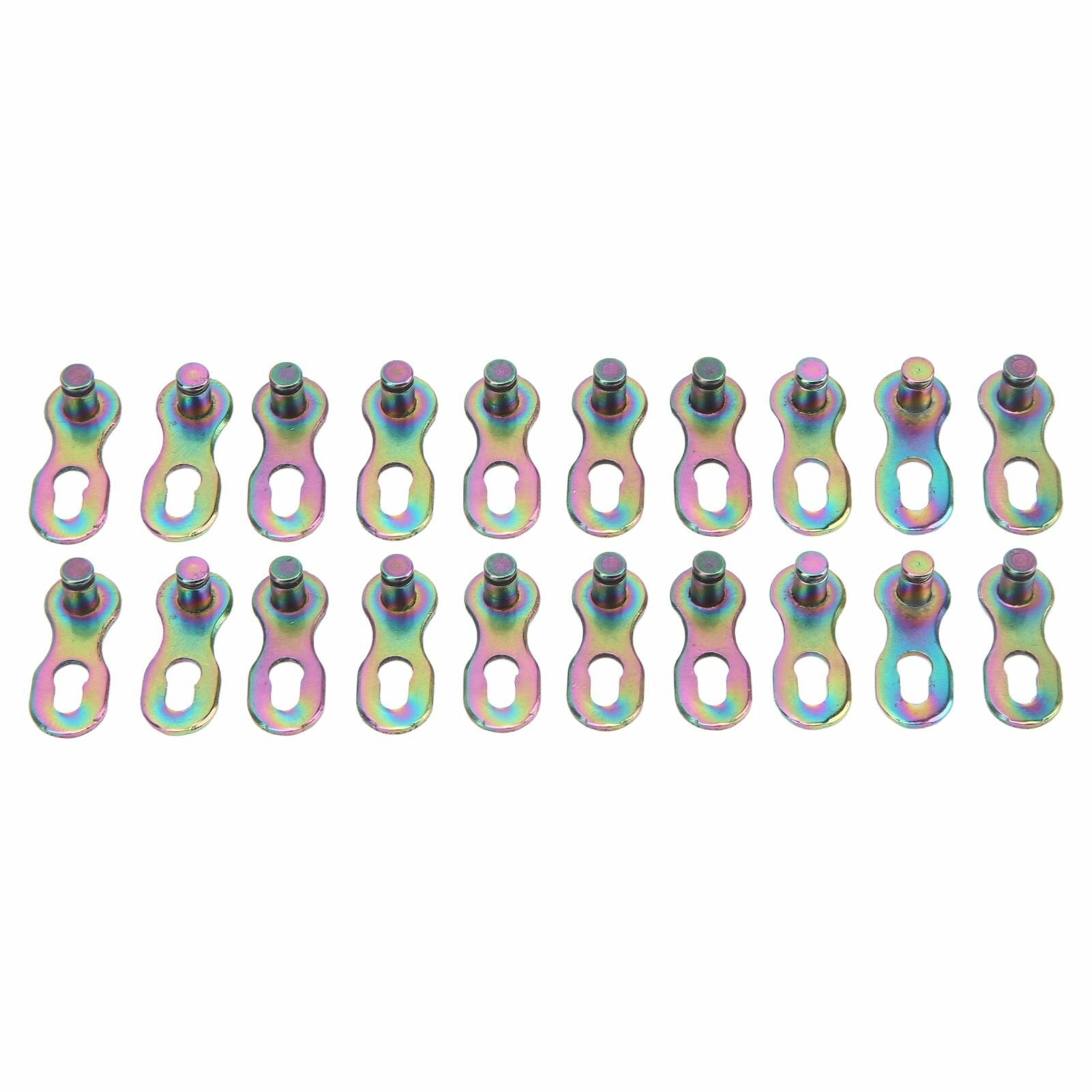 Соединители звена цепи 10 пар для дорожного велосипеда, 9-скоростные, разноцветные