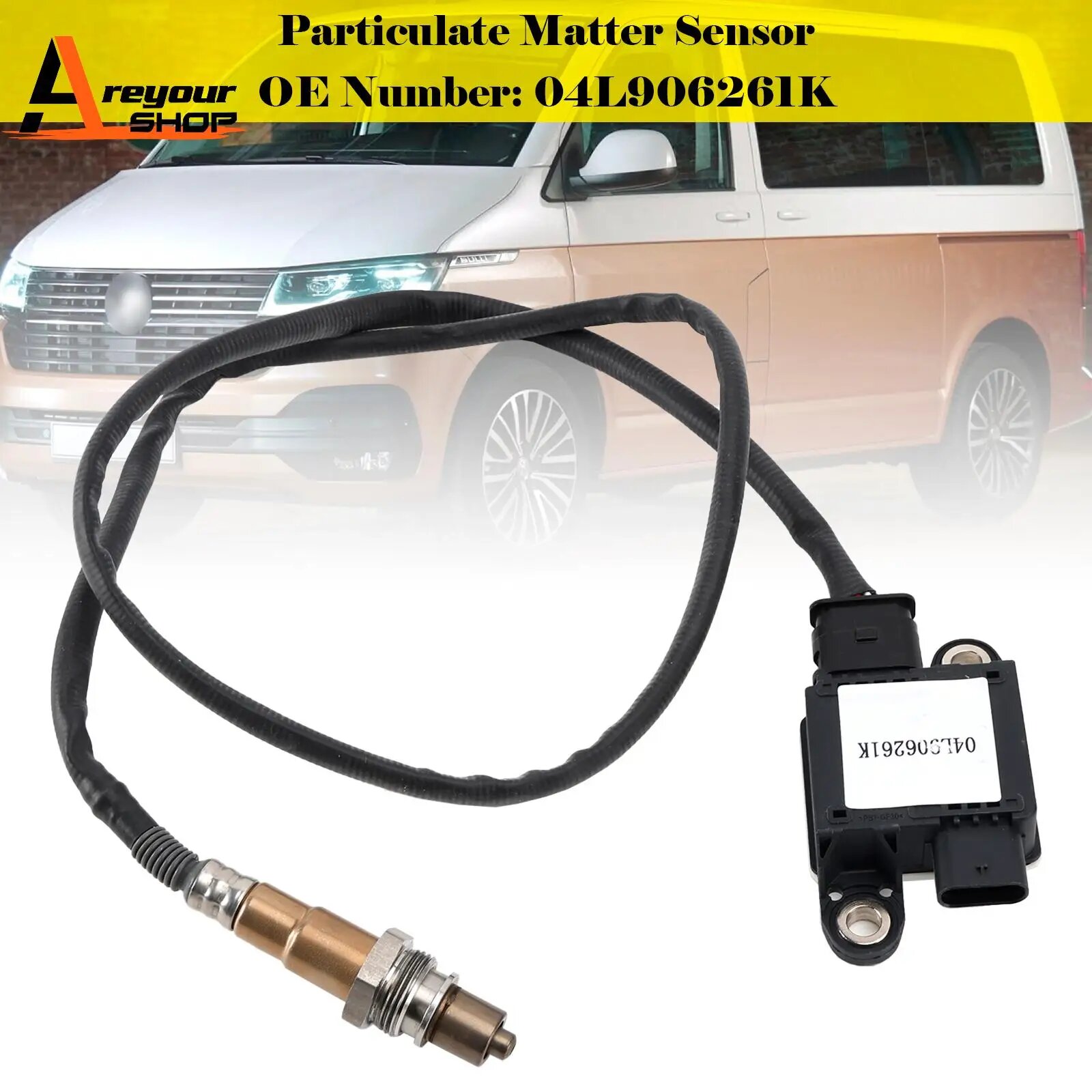 Датчик твердых частиц 04L906261K для VW Multivan T6 Transporter T6 2.0 TDI