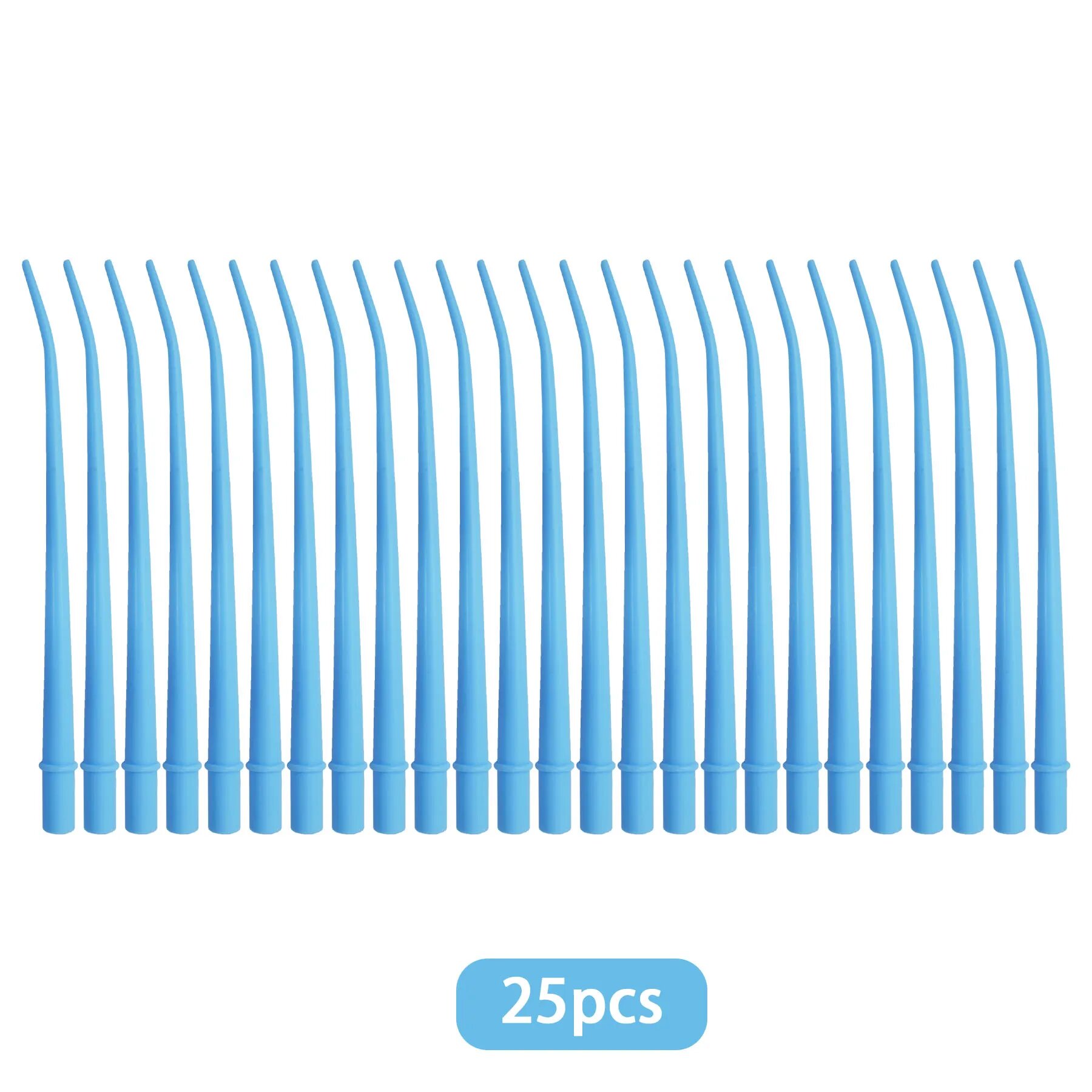 Стоматологические аспирационные трубки Tomenty 25 шт. Blue